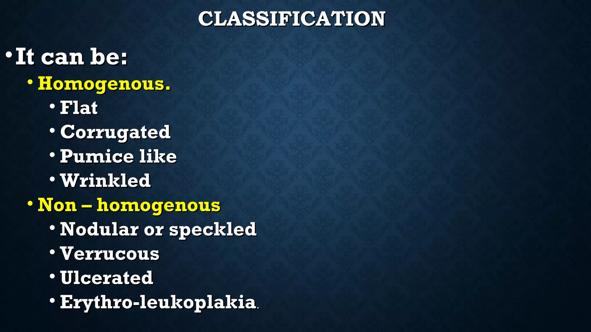 precancerous conditions and lesions | PPT