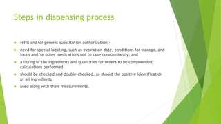 3rd Year Prescription lecture.pptx for pharmacy student | PPT