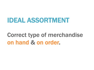 Merchandise Management | PPT