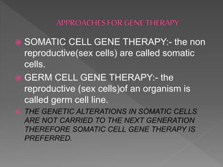 gene therapy | PPTX
