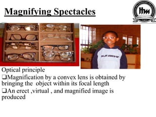 VISUAL AIDS FOR CHILDREN IN LOW VISION AND CONTACT LENS | PPTX