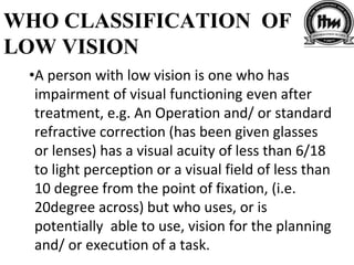 VISUAL AIDS FOR CHILDREN IN LOW VISION AND CONTACT LENS | PPTX