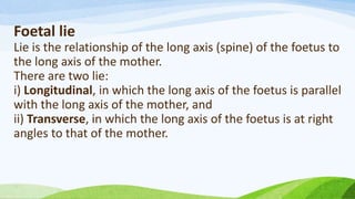 physiology and mecanism of labour | PPTX