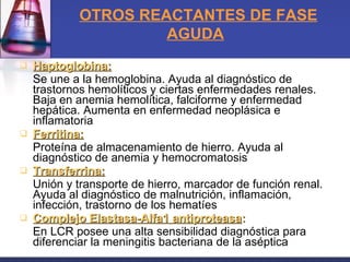 3 Reactantes Fase Aguda | PPT