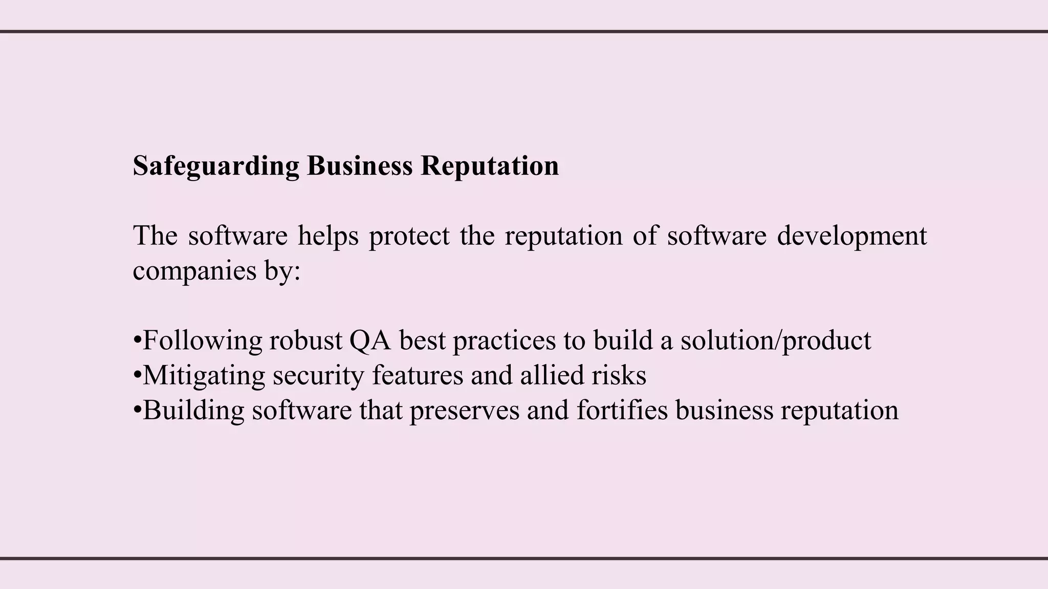 3 Reasons Why Quality Assurance Is Integral To Software Development | PDF