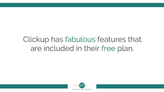3 reasons why we love click up | PPTX