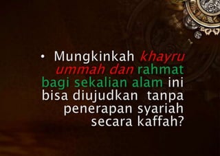 3 refleksi akhir tahun 2012 ust ismail yusanto | PPTX