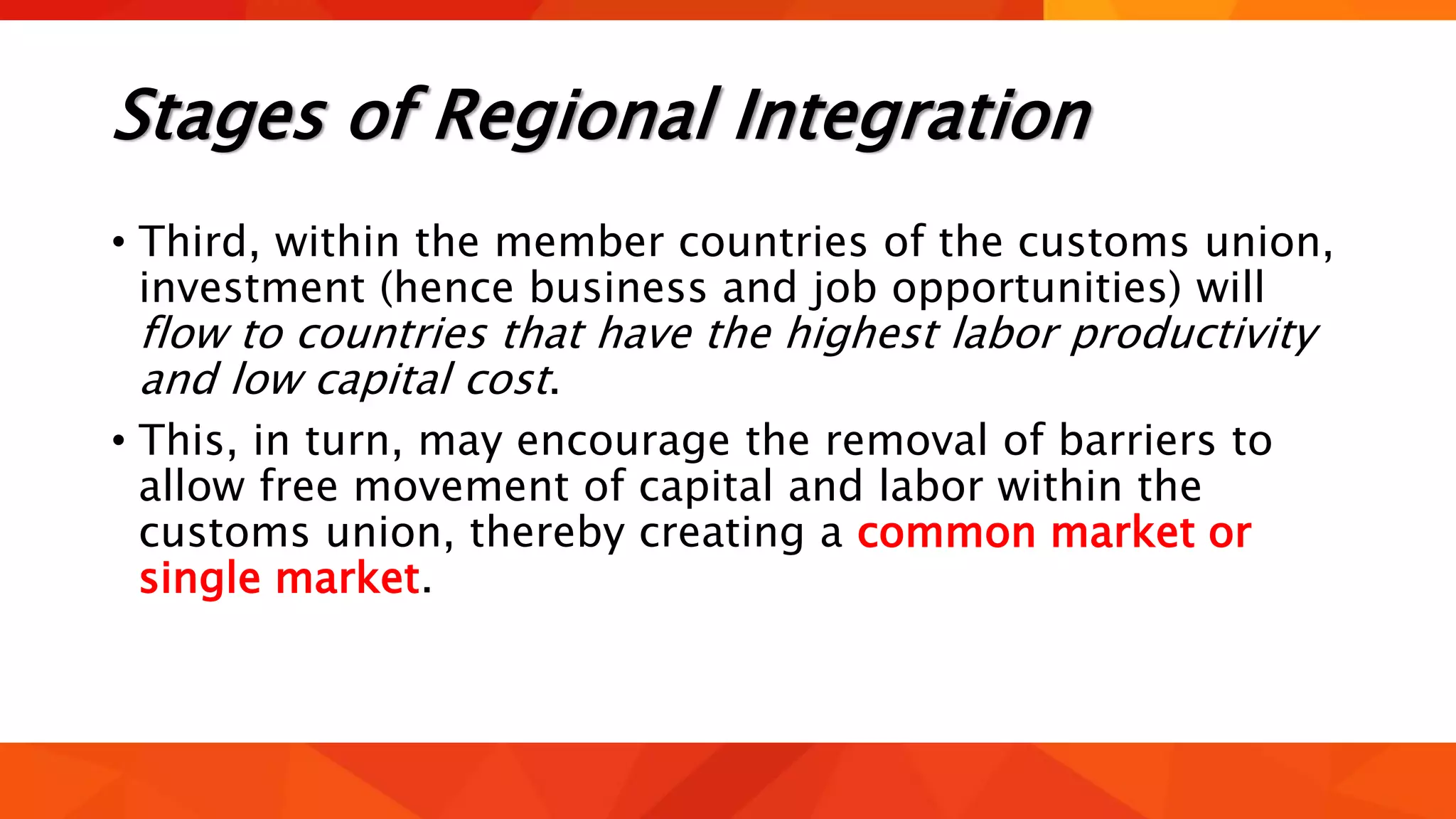 3 Regional Economic Integration | PPTX