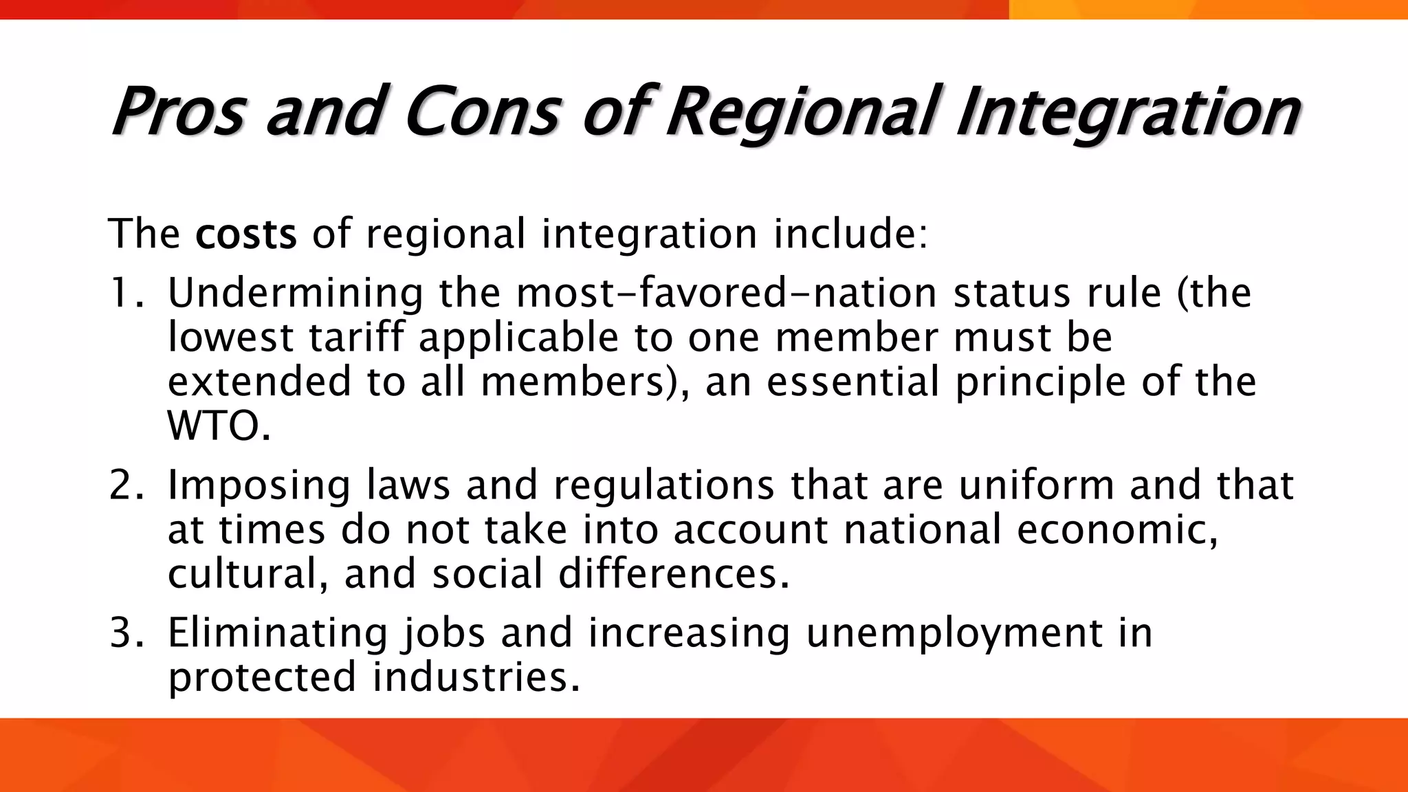 3 Regional Economic Integration | PPTX