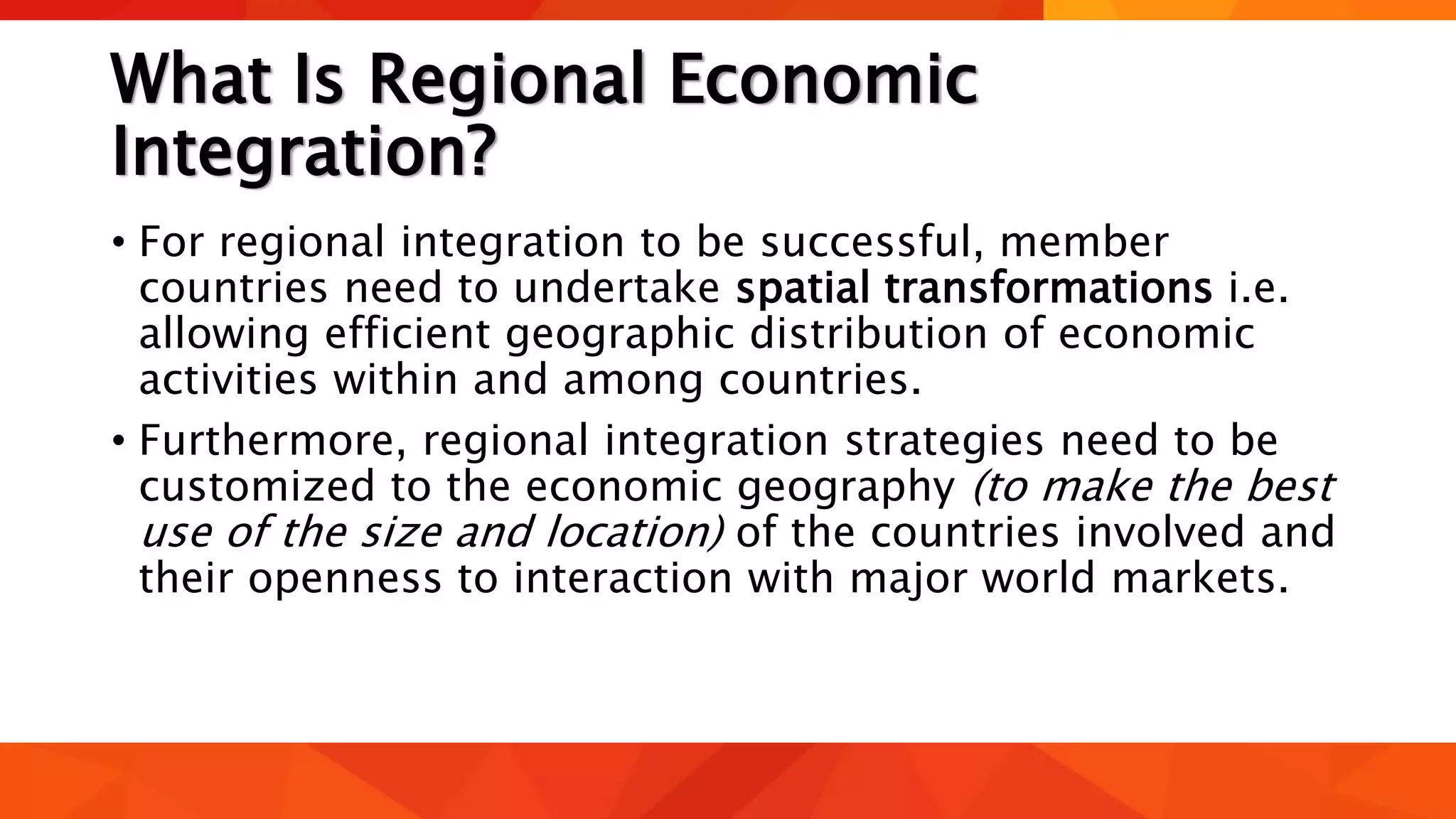 3 Regional Economic Integration | PPTX