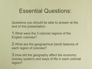 3 regions of colonies | PPT