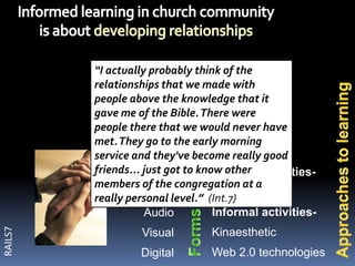 Religious information literacy: using information to learn in church ...
