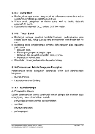Pedoman Penyusunan Perencanaan Teknis Pengembangan Sistem Penyediaan ...