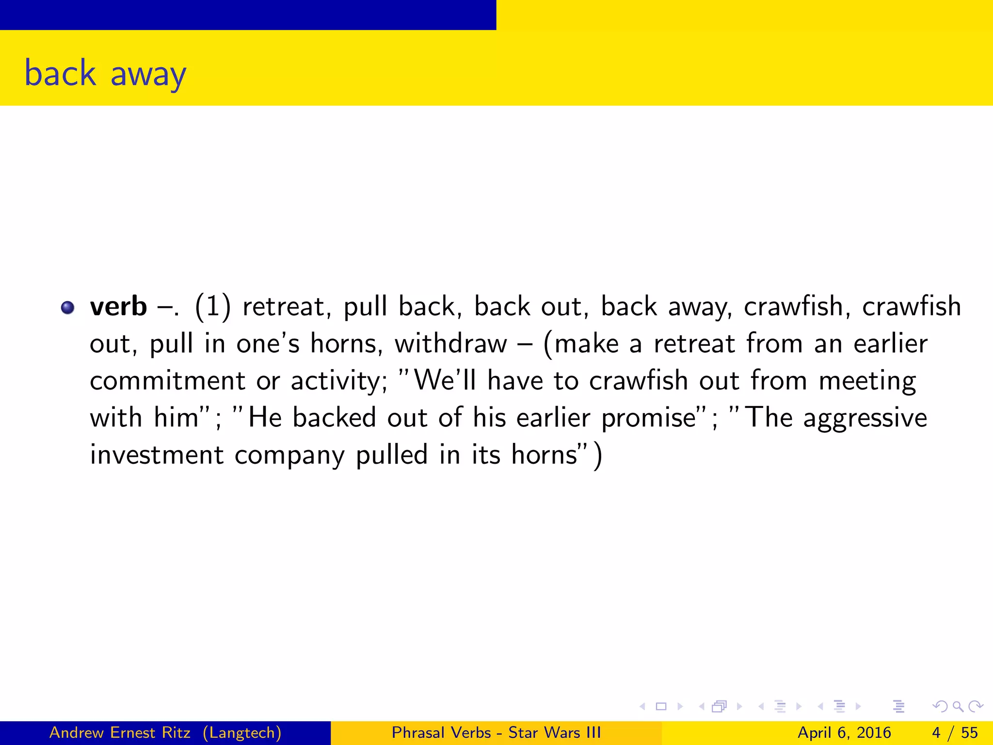 Phrasal Verbs - Star Wars Episode III - Revenge of the Sith | PDF ...