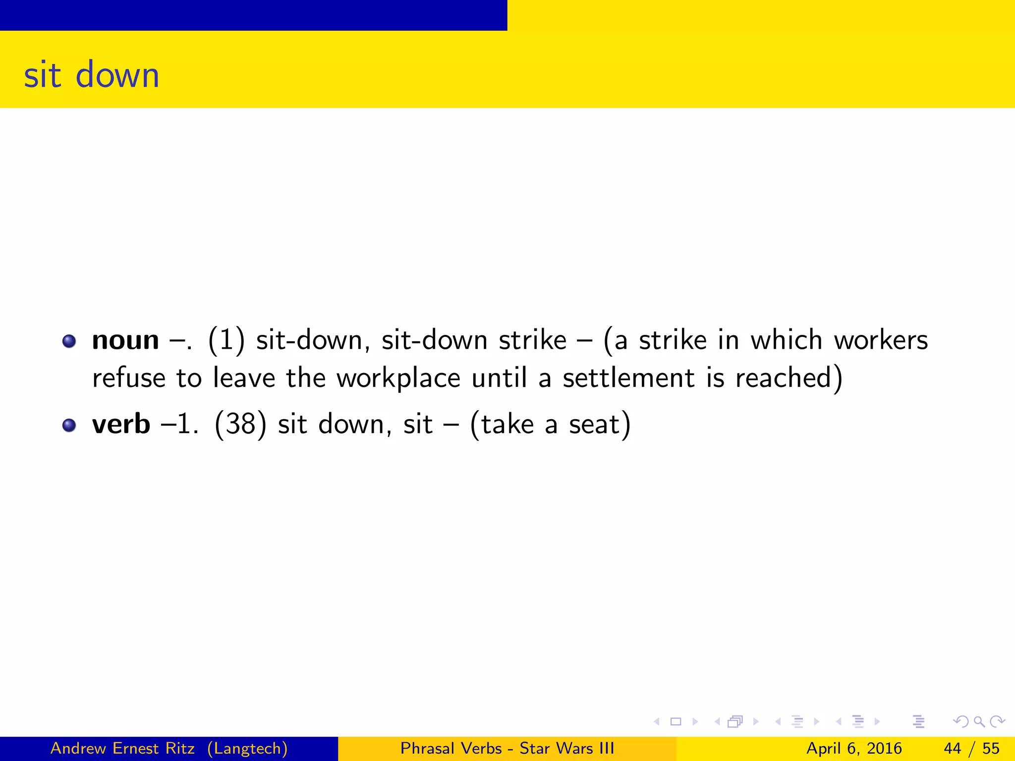 Phrasal Verbs - Star Wars Episode III - Revenge of the Sith | PDF ...