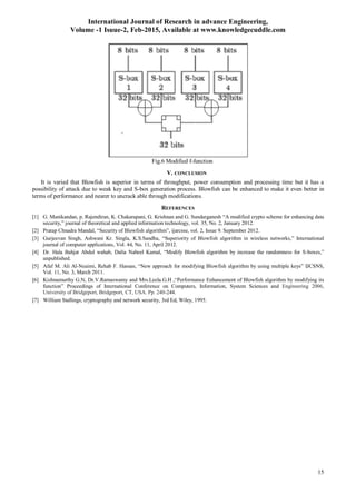 Performance Comparison and Enhancement of Blowfish Algorithm | PDF