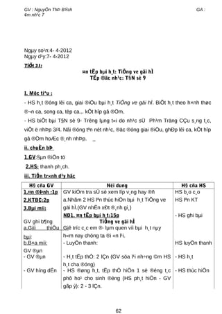 Giao an am nhac 7 nam hoc 20132014 2 | PDF