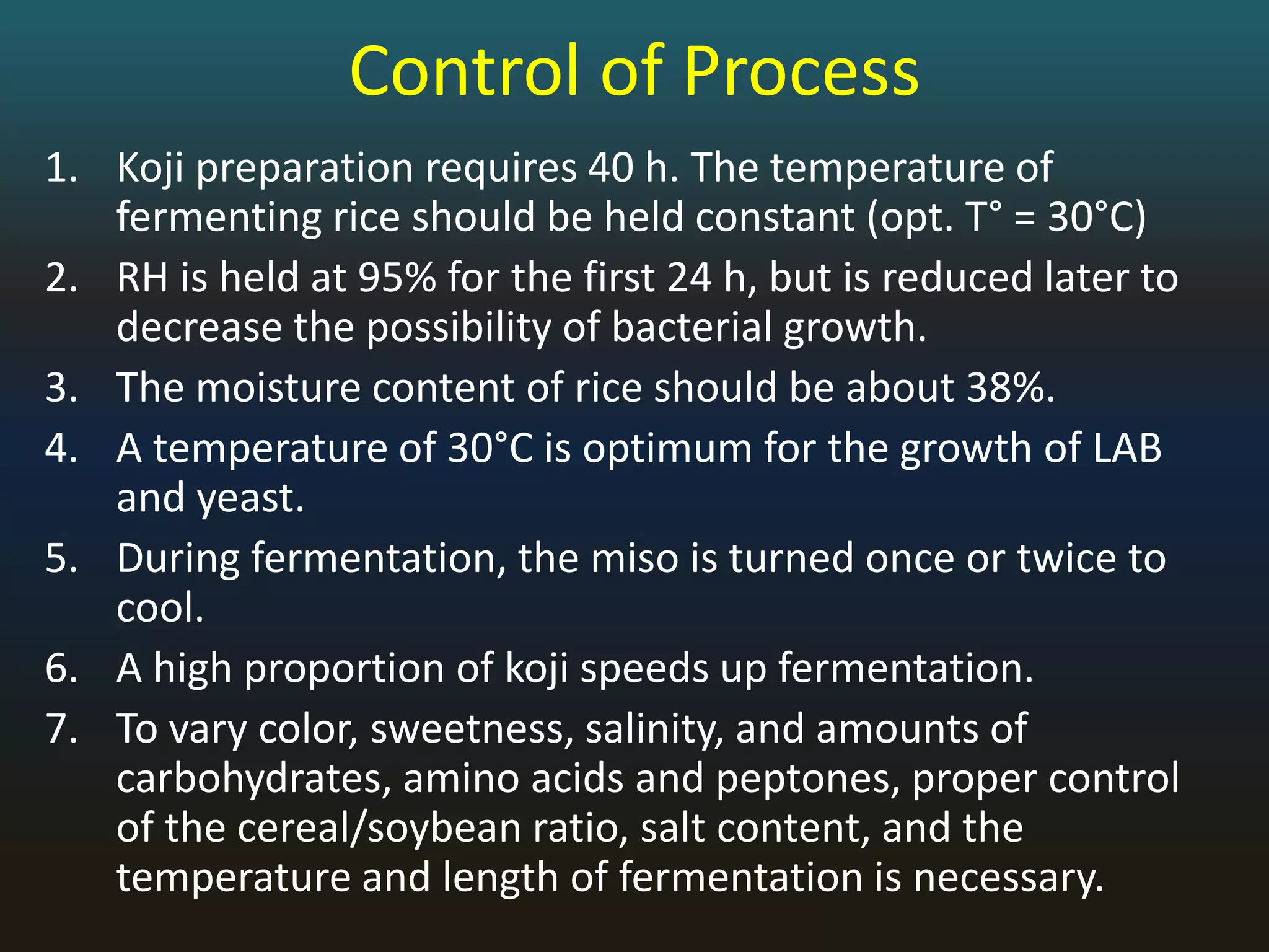 Soy sauce control of process1 | PPTX | Cooking | Food & Drink