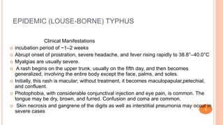 3 rickettsial diseases | PPTX
