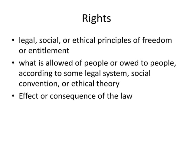 Rights and Duties | PDF