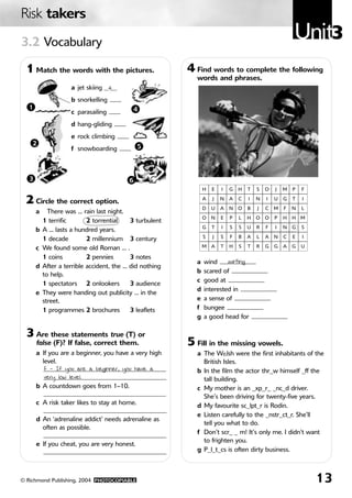 Can Do 4 Risk takers | PDF | Extreme Sports | Sports