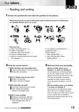 Can Do 4 Risk takers | PDF | Extreme Sports | Sports