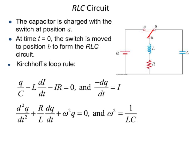 3 rlc circuits | PPT | Physics | Science