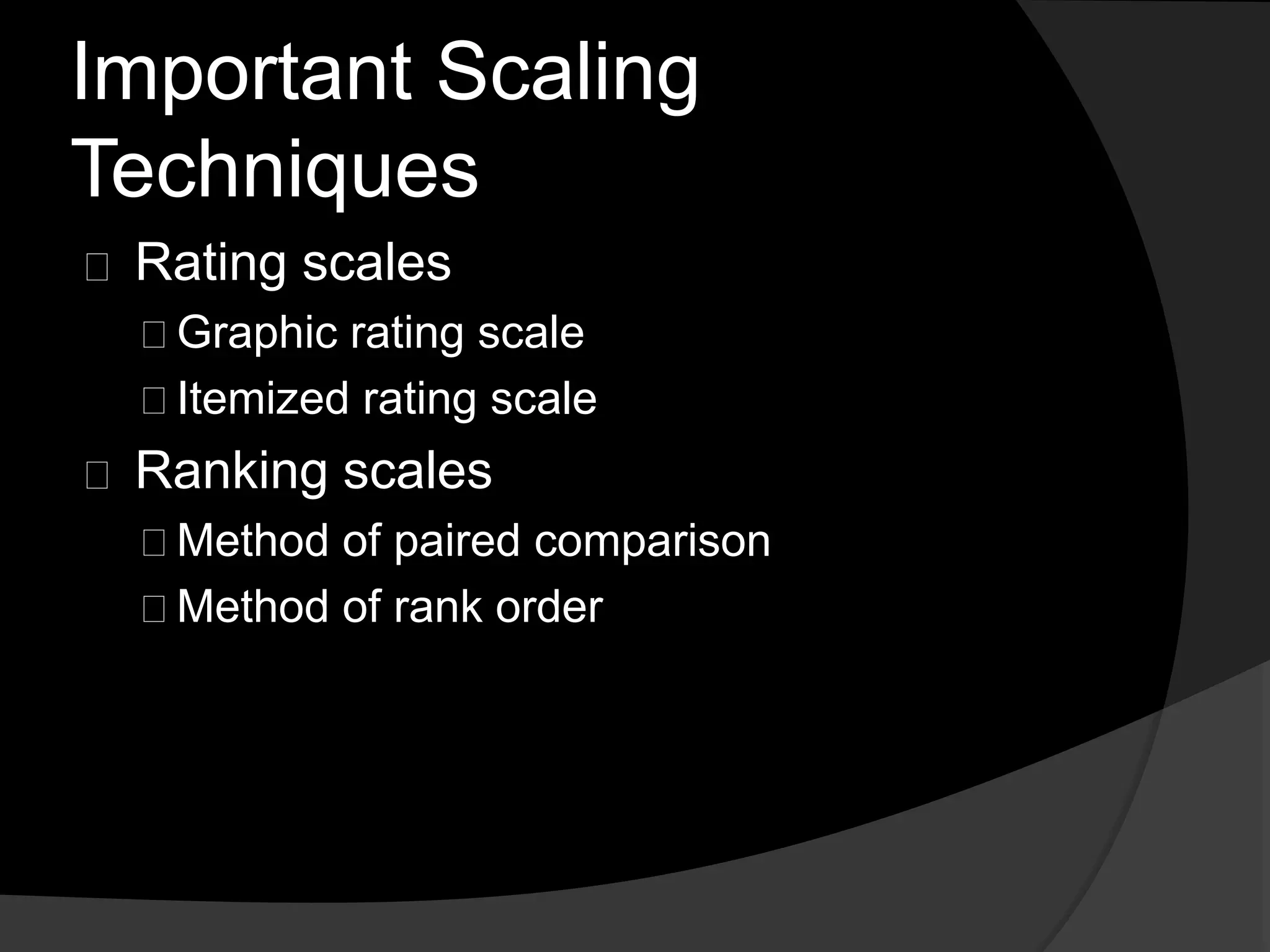 Sampling and measurement | PPTX