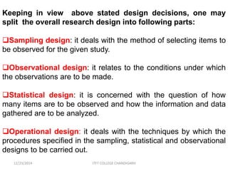 Reserch Methodolgy - research design | PPTX