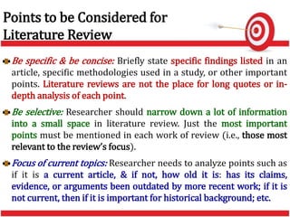 3.rm the literature review | PPTX