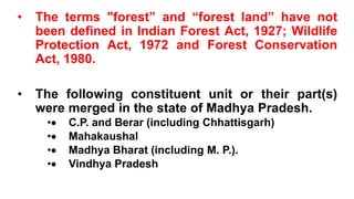 3 THE INDIAN FOREST ACT, 1927 LAND MATTERS AND BLANKET NOTIFICATIONS | PDF