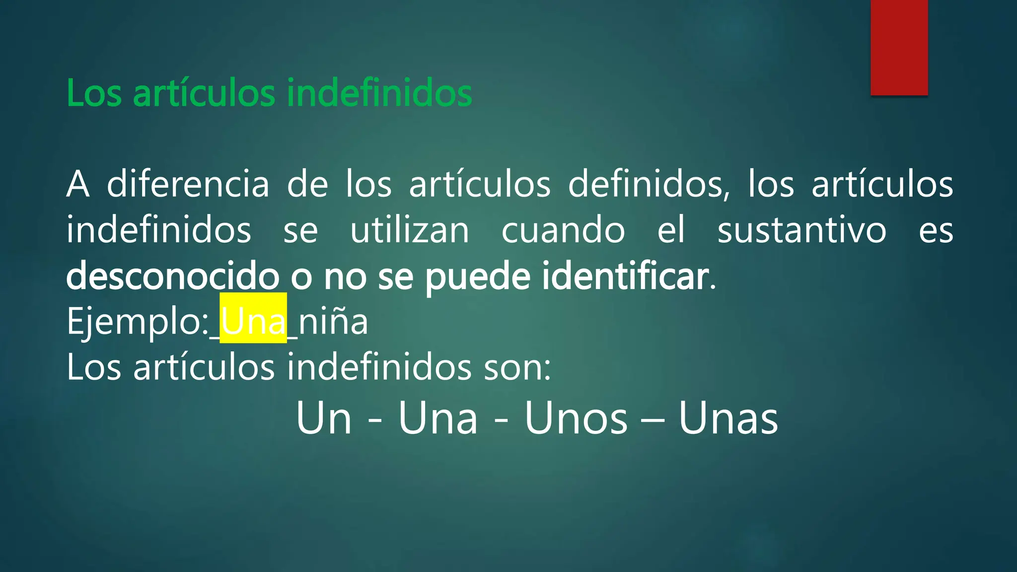 3RO - Los artículos definidos e indefinidos.pptx