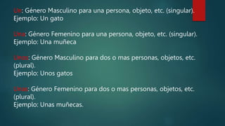 3RO - Los artículos definidos e indefinidos.pptx