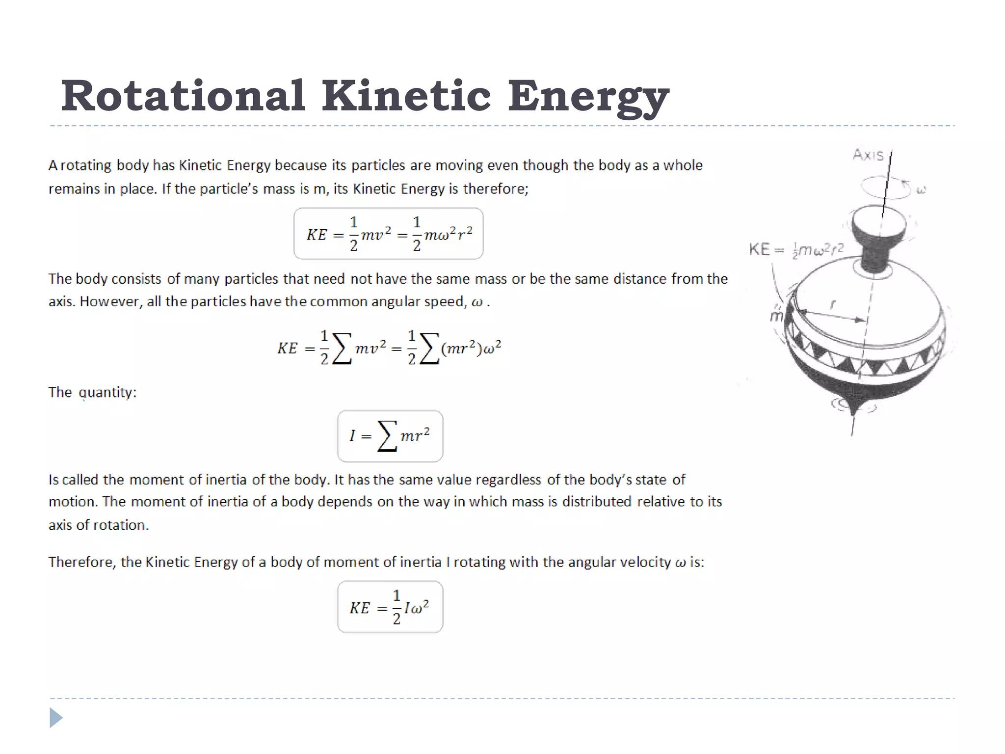 (3) rotational ke | PPT | Physics | Science