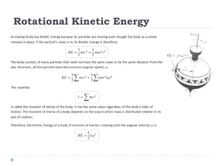 (3) rotational ke | PPT | Physics | Science