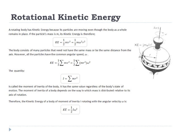 (3) rotational ke | PPT | Physics | Science