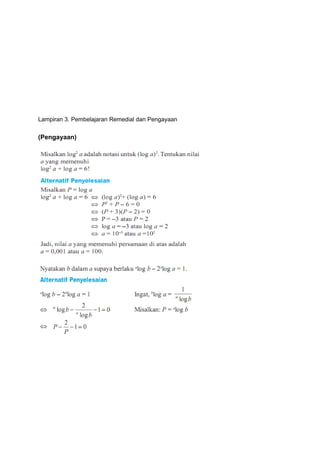 3 rpp logaritma | PDF