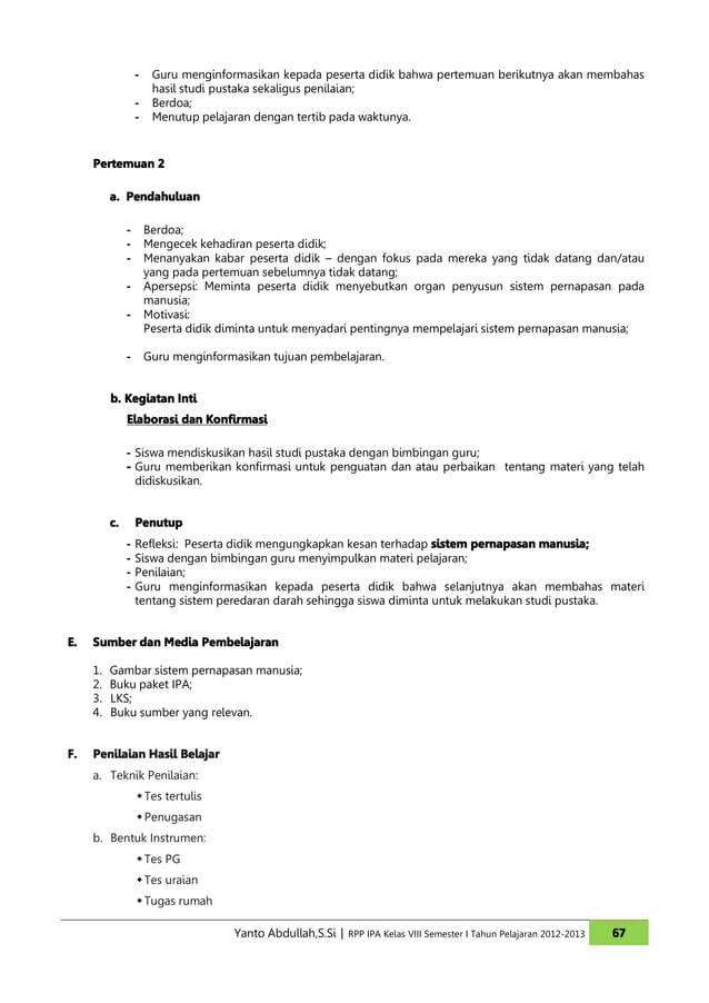3 rpp pernapasan fix | PDF