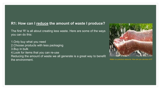 A Presentation on 3R (Reduce, Recycle, Reuse) | PPTX