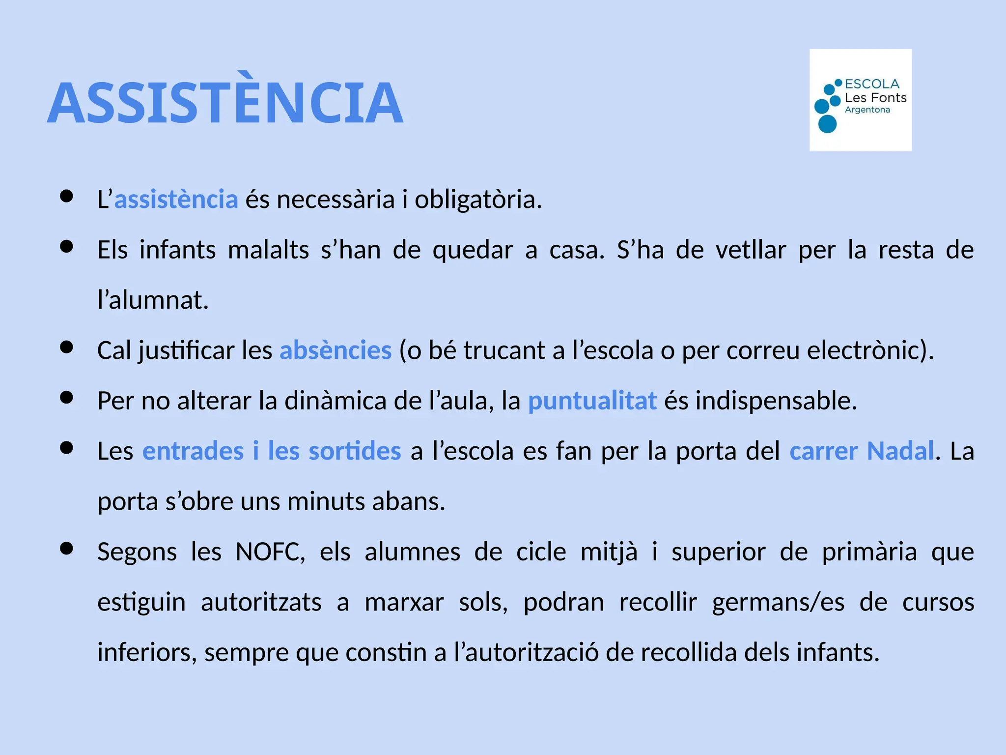 Reunió inici de curs tercer de primària 24-25 | PPTX