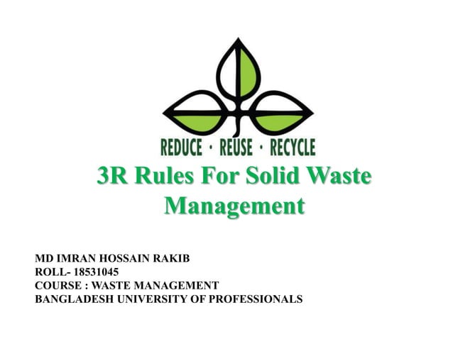 3 r rule,18531045 | PPT