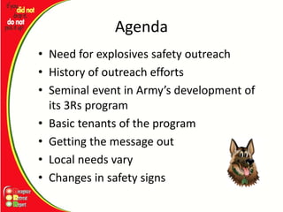 3Rs Explosives Safety Education Program Outreach Toolbox | PDF