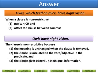 3 Rules for Using THAT or WHICH v2 | PPSX