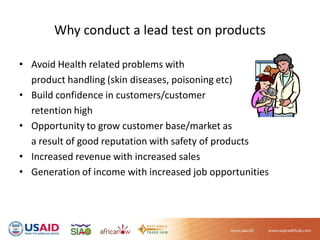3 Rules and regulations on lead testing | PDF | Pharmaceutical Industry ...