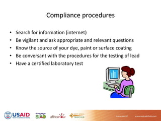 3 Rules and regulations on lead testing | PDF | Pharmaceutical Industry ...