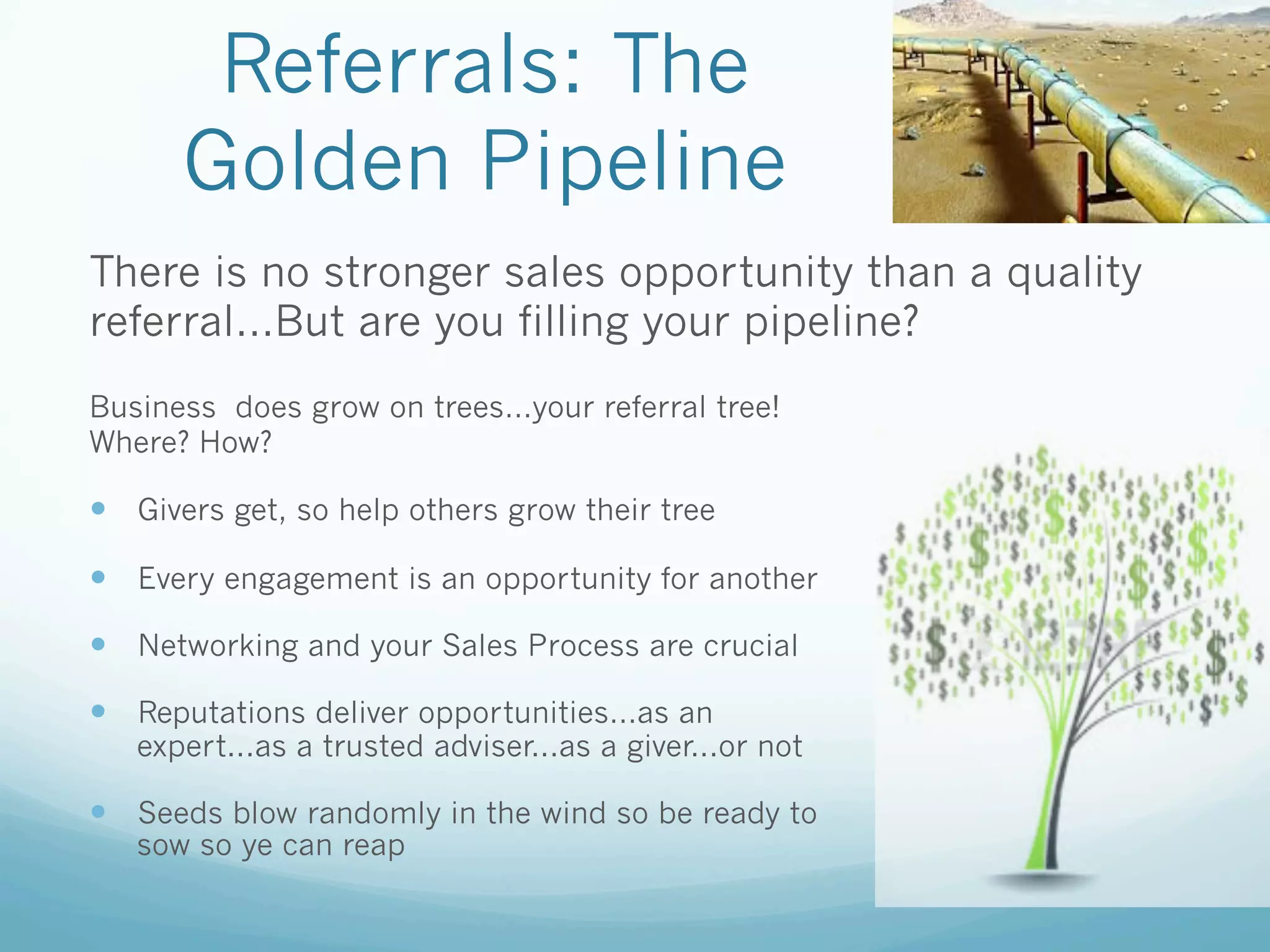 3 Rules For Giving and Getting Great Referrals | PDF
