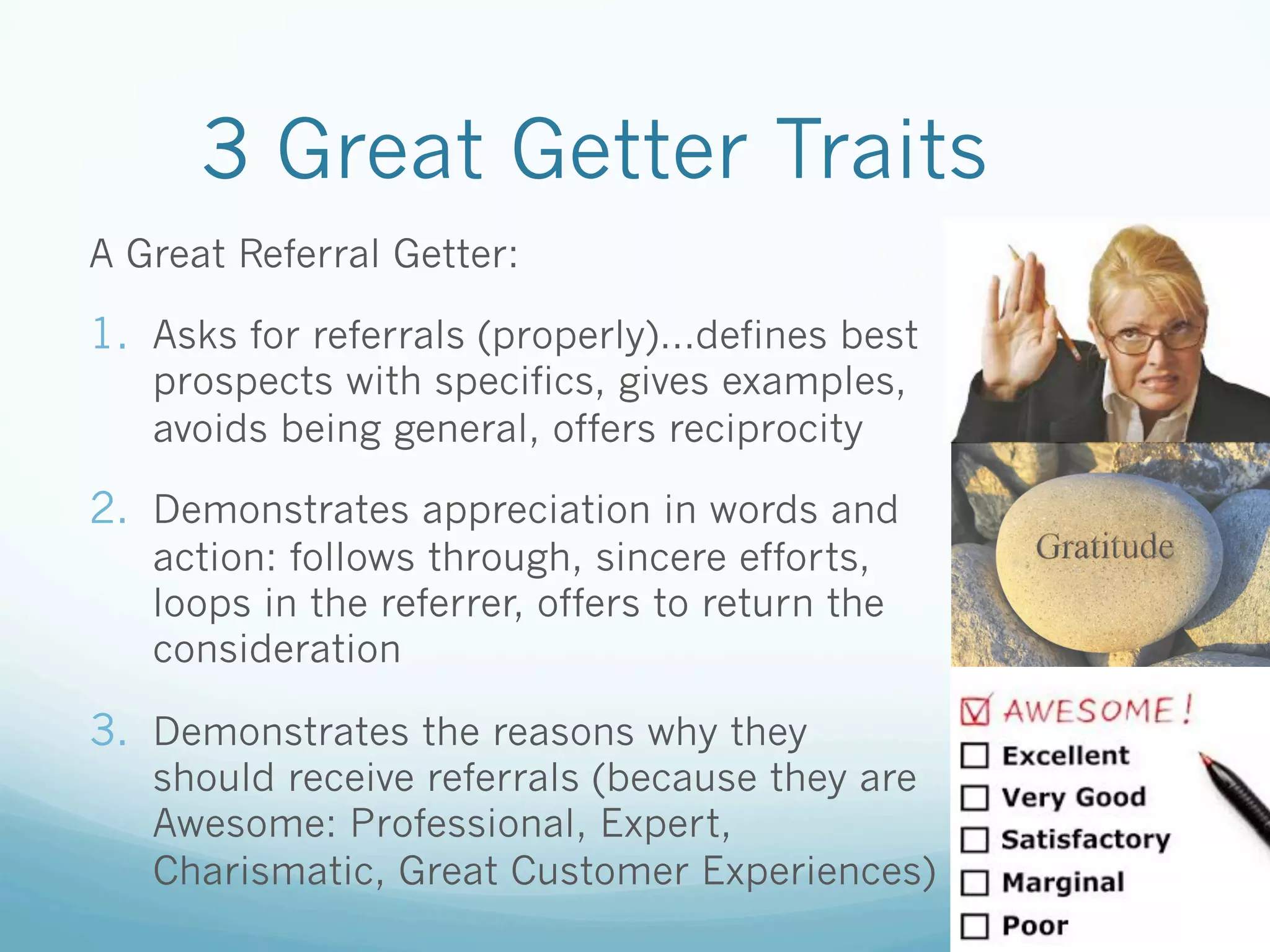 3 Rules For Giving and Getting Great Referrals | PDF