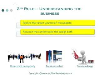 3 rules of web designing | PPT