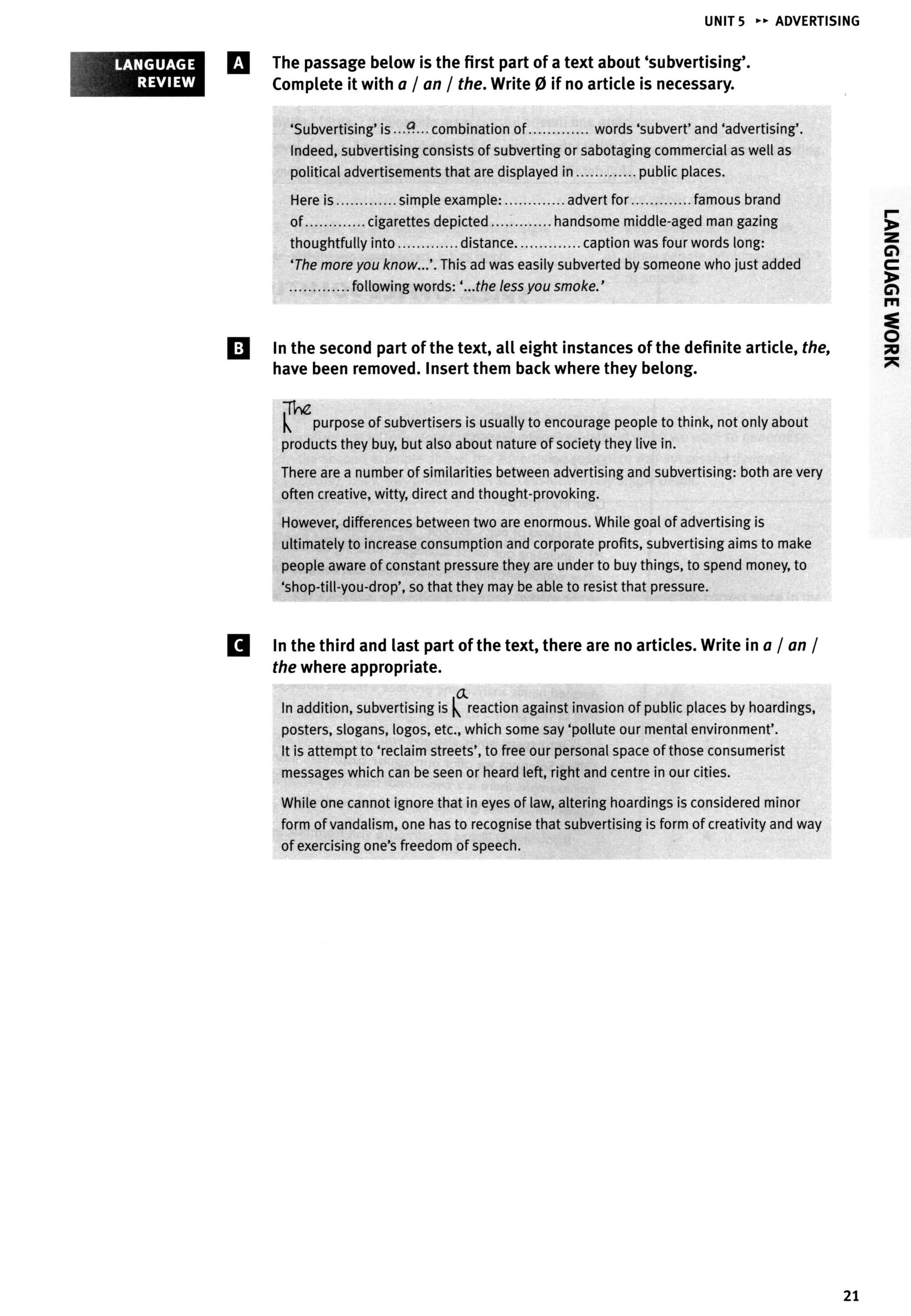 Market leader 3rd ed intermediate practice file | PDF