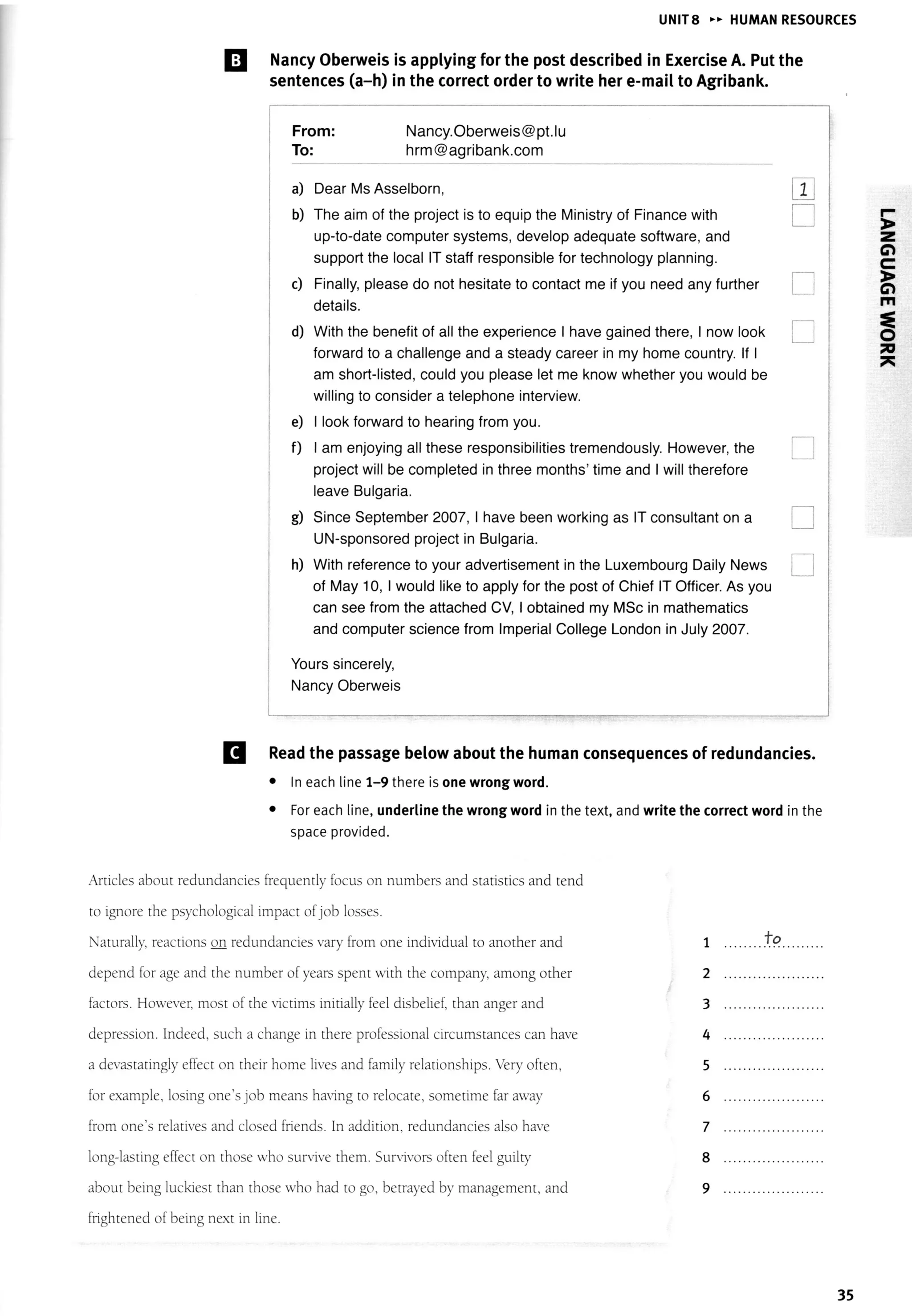 Market leader 3rd ed intermediate practice file | PDF